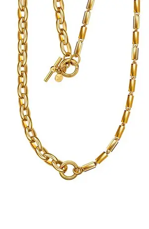CHRISTINA CARUSO Double Link Necklace - 14k Gold