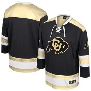 COLOSSEUM Colorado Buffaloes Athletic Machine Fashion Hockey Jersey - Black
