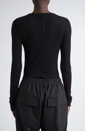 Rick Owens Rib Long Sleeve T-shirt