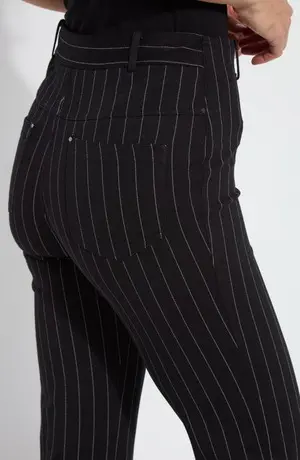Lyssé Pinstripe Baby Boot Ankle Pants