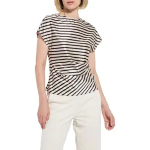 Lyssé Bruna Stripe Satin Top