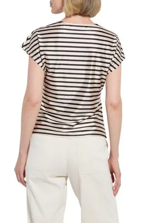 Lyssé Bruna Stripe Satin Top