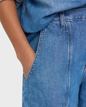 TWP Jetties Barrel-leg Jeans - Blue