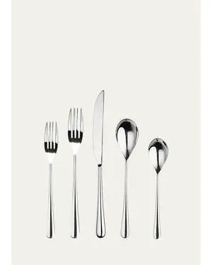 MEPRA Neve Mirror 5-piece Flatware Place Setting - Silver