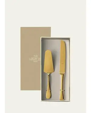 MEPRA Brescia 2-piece Cake Set, Gold - Silver