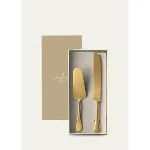 MEPRA Brescia 2-piece Cake Set, Ice Gold - Silver