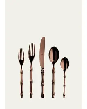 MEPRA Bali Bronze Mirror 5-piece Flatware Place Setting - Brown