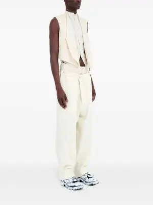 MAISON MARGIELA Striped-panel Waistcoat