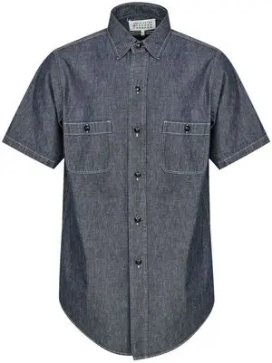 MAISON MARGIELA Washed Denim Shirt - Blue