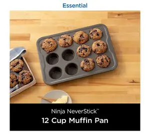 NINJA Neverstick Essential 12 Cup Muffin Pan