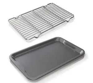 NINJA Neverstick Essential 2-piece Baking Sheet & Rack Set