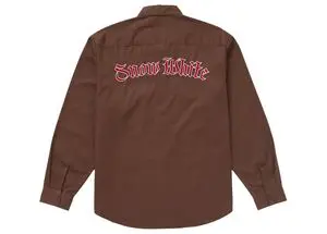 Supreme Snow White Work Shirt - Brown