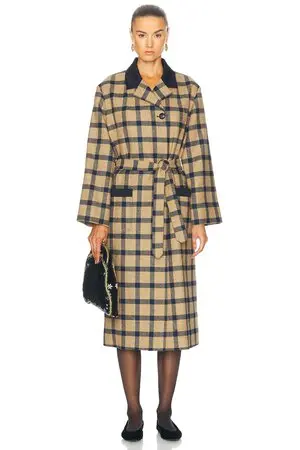 Bode Button Detailed Coats For Women