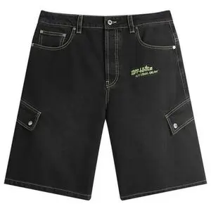 Off-white Denim Shorts For Men