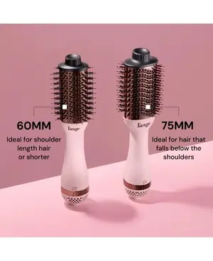 L'ANGE Le Volume 2-in-1 Titanium Brush Dryer - Black