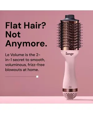 L'ANGE Le Volume 2-in-1 Titanium Brush Dryer - Black
