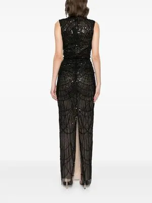 SAIID KOBEISY Beaded Gown