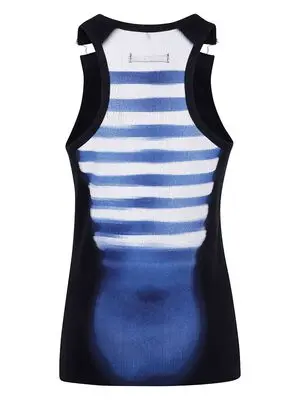 Jean Paul Gaultier Striped Top
