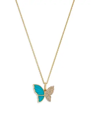 Women's Blue Butterfly