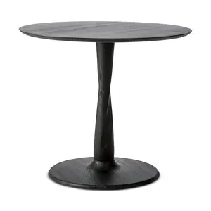 ETHNICRAFT Torsion Dining Table, Medium - Black Oak