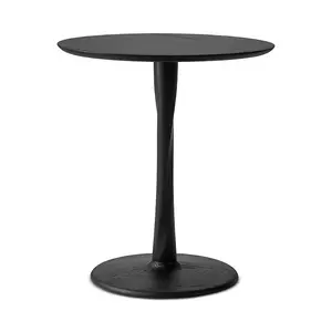 ETHNICRAFT Torsion Dining Table, Small - Black Oak