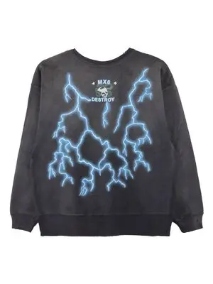 SAINT MXXXXXX Medusa Graphic Print Sweater