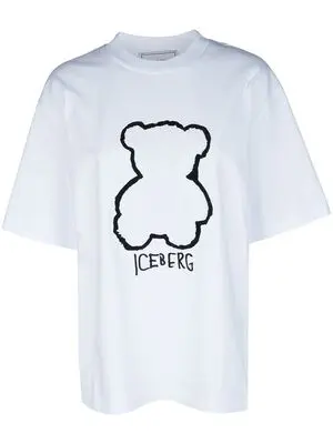 Iceberg Logo-print T-shirt - White