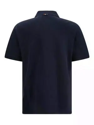 Thom Browne Classic Pique 4-bar Polo - Blue