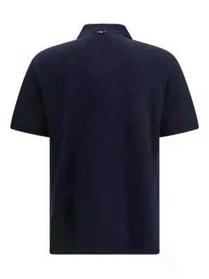 Thom Browne Classic Pique 4-bar Polo - Blue