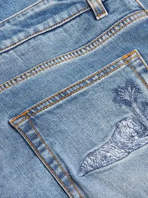 Etro Embroidered Jeans