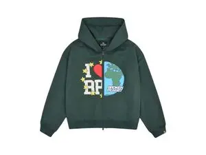 BROKEN PLANET My Planet Zip-up Hoodie