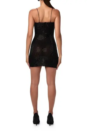 Naked Wardrobe Crystal Minidress