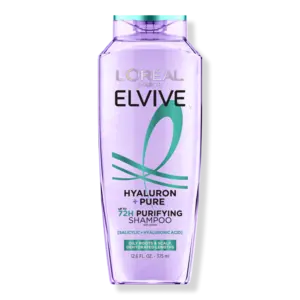 L'OREAL Elvive Hyaluron Plus Pure 72h Purifying Shampoo For Oily Hair - One-color