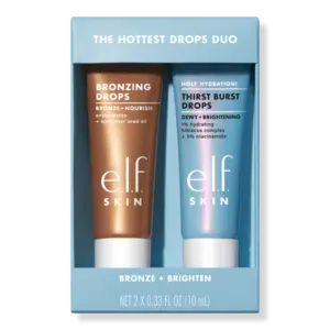 E.L.F. COSMETICS The Hottest Drops Duo: Bronzing Drops & Holy Hydration! Thirst Burst Drops - One-color