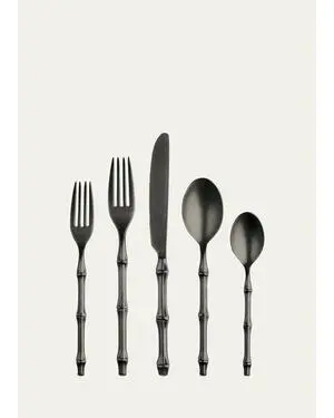 MEPRA Bali Pewter 5-piece Flatware Place Setting - Black