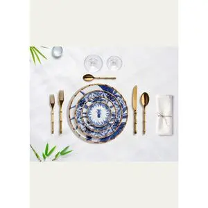 MEPRA Bali Mirror 5-piece Flatware Place Setting - Gold