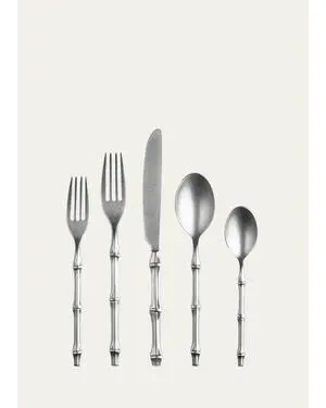 MEPRA Bali Pewter 5-piece Flatware Place Setting - Silver