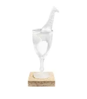 Lalique Le Bain De Cristal Sculpture