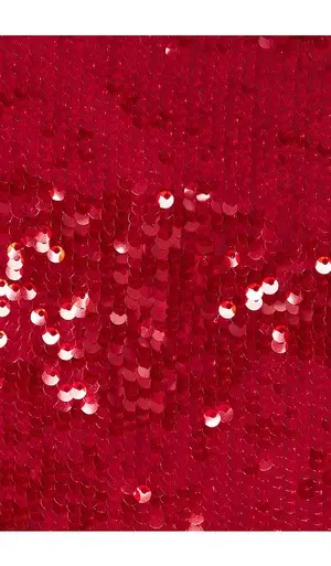 GUIZIO Ruched Sequin Dress