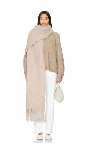 LOVERS AND FRIENDS Tylar Scarf In Beige - Oat