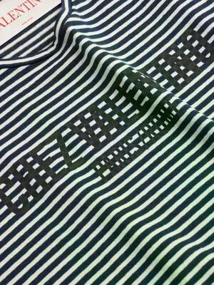 Valentino Garavani Chez-print Striped T-shirt