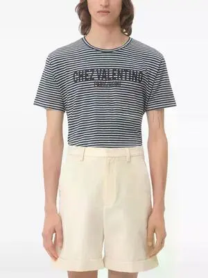 Valentino Garavani Chez-print Striped T-shirt