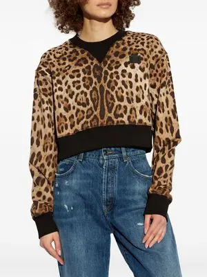 Dolce & Gabbana Leopard Print Jumper