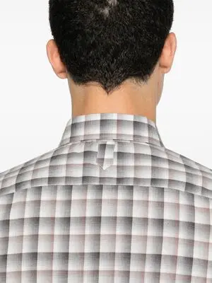 Canali Checked Shirt