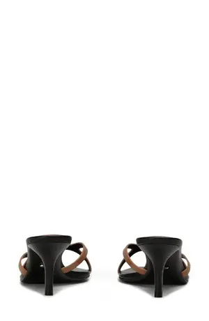 TONY BIANCO Daisy Leather Slide Sandal - Tan Como