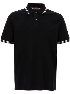 Moncler Logo-patch Polo Shirt