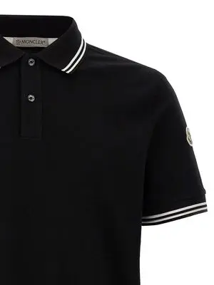 Moncler Logo-patch Polo Shirt