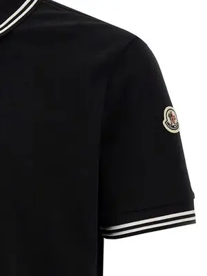 Moncler Logo-patch Polo Shirt