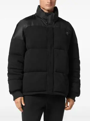 PLEIN SPORT Panelled Puffer Jacket