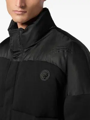 PLEIN SPORT Panelled Puffer Jacket